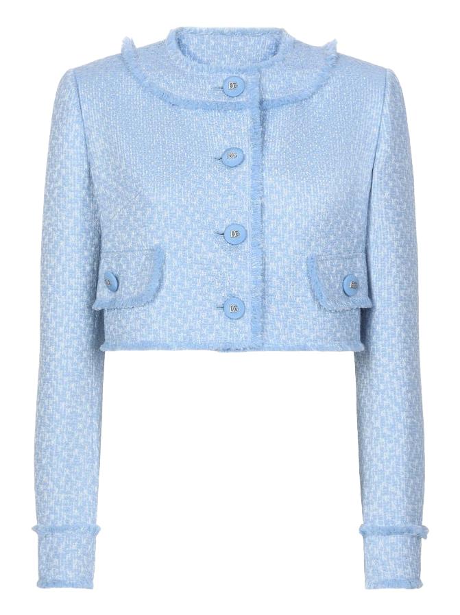 DOLCE & GABBANA Dolce & Gabbana Cropped Tweed Jacket
